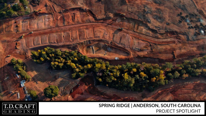 Massive Grading Project | Spring Ridge - T D Craft Grading